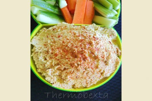 Green Olive & Butter Bean Dip - Healthy Snacking - Thermobexta