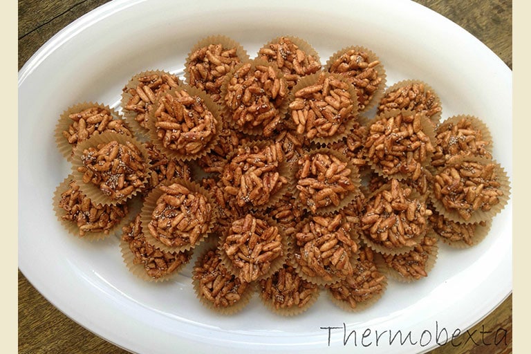 Chocolate Chia Crackles - healthy take on an Aussie fave! - Thermobexta