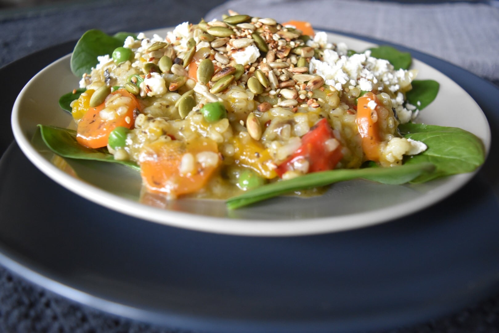 Thermomix Vegetable Risotto - with Tasty Topping - Thermobexta