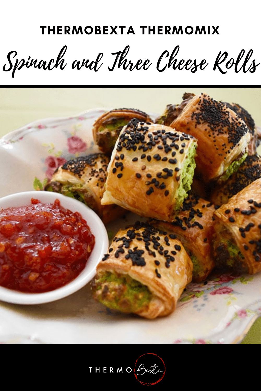 Spinach and Three Cheese Rolls - Thermobexta
