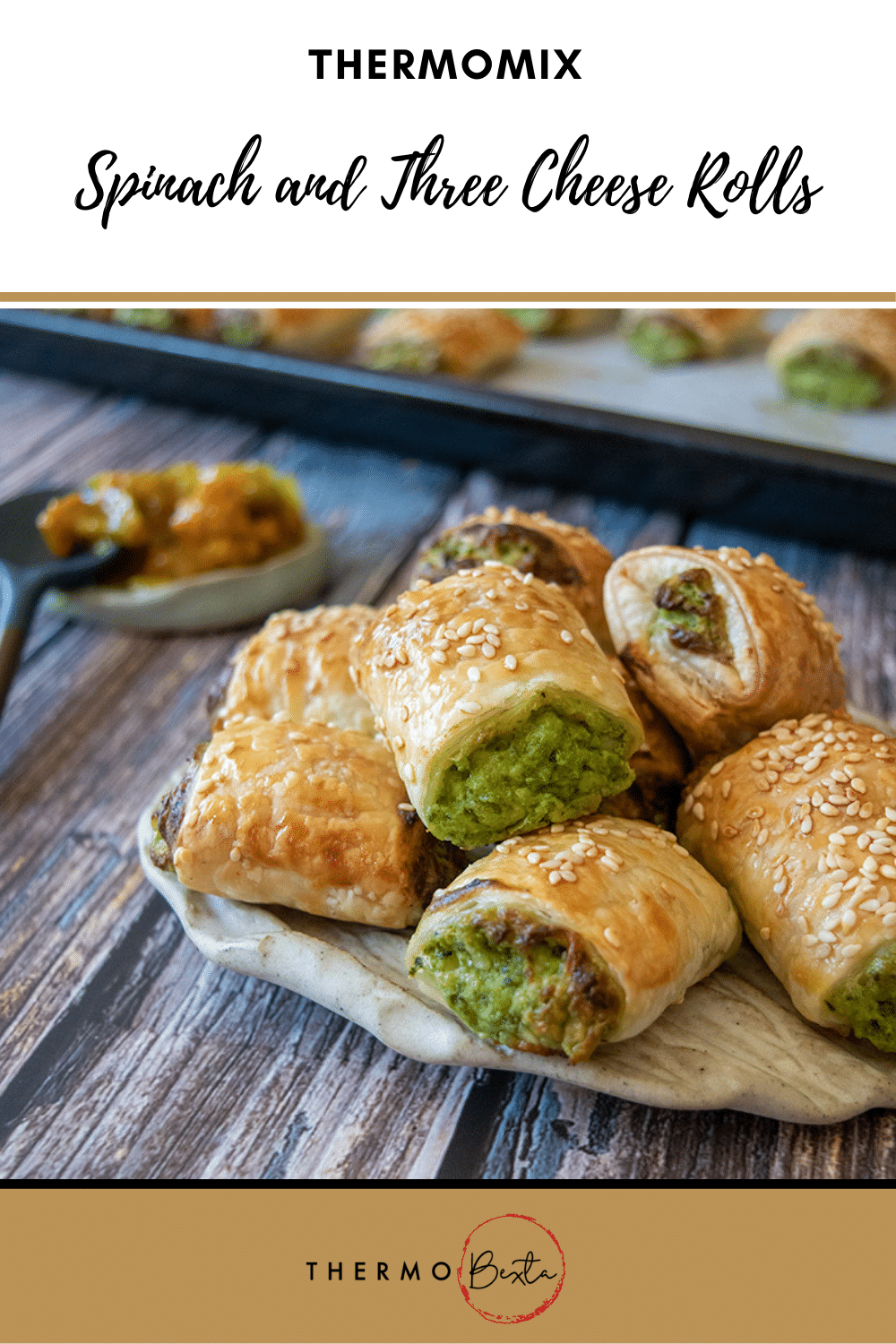 Spinach and Three Cheese Rolls - Thermobexta